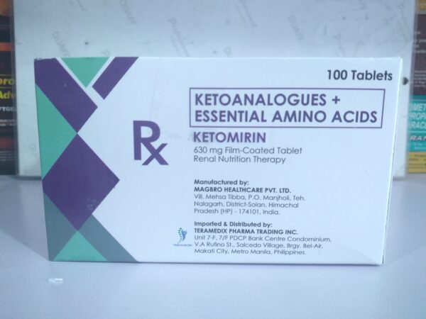 Ketoanalogues Essential Amino Acids Ketomirin 600 mg 100 pcs - Healthy ...